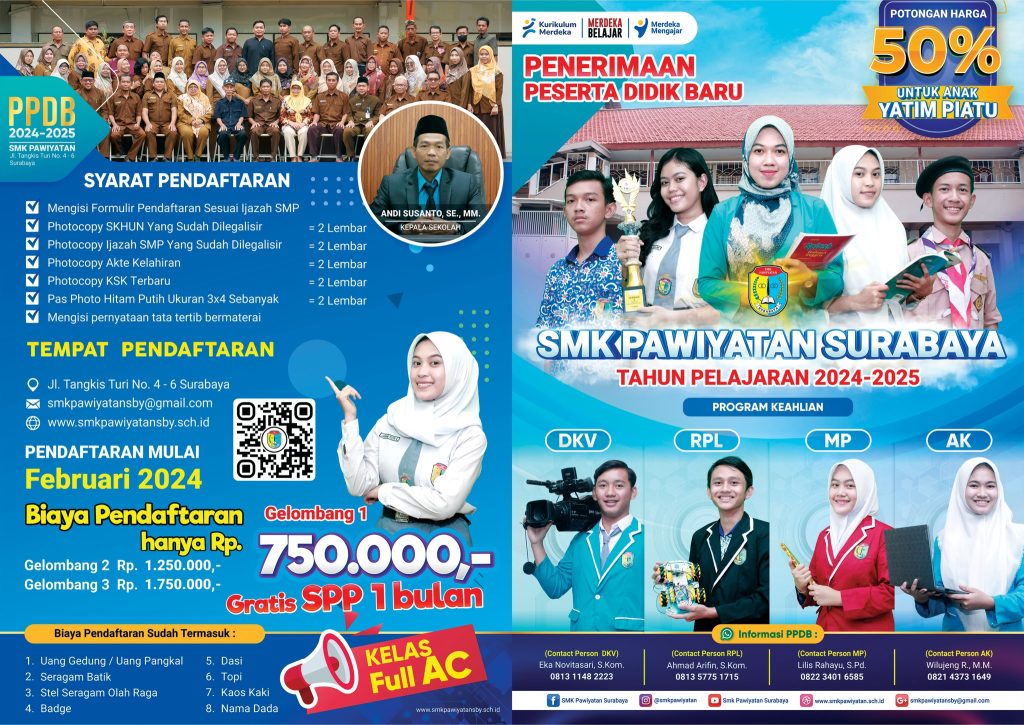 SMK Pawiyatan Surabaya – Kompeten Unggul Mandiri Bertaqwa
