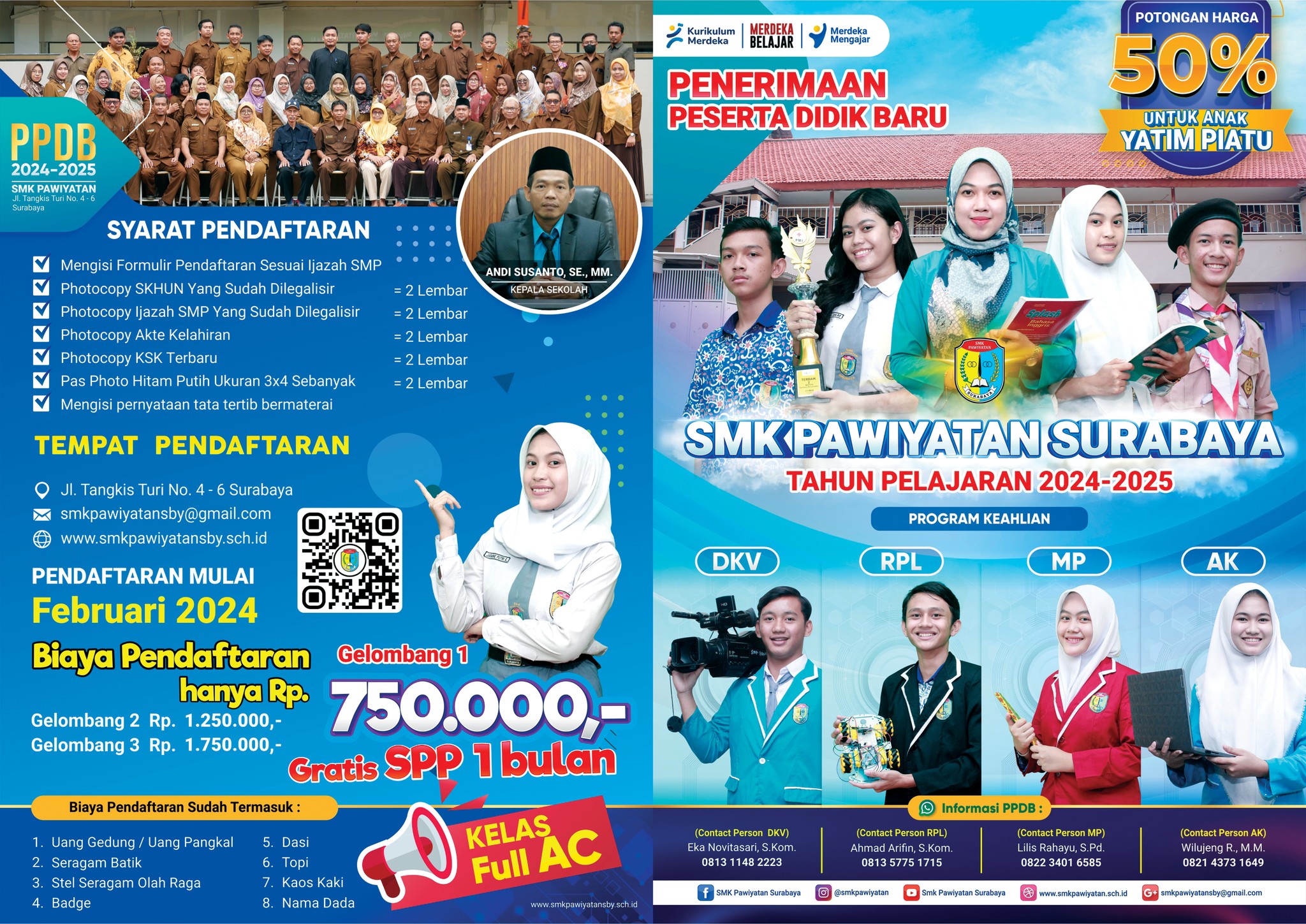 Penerimaan Peserta Didik Baru (PPDB) – SMK Pawiyatan Surabaya